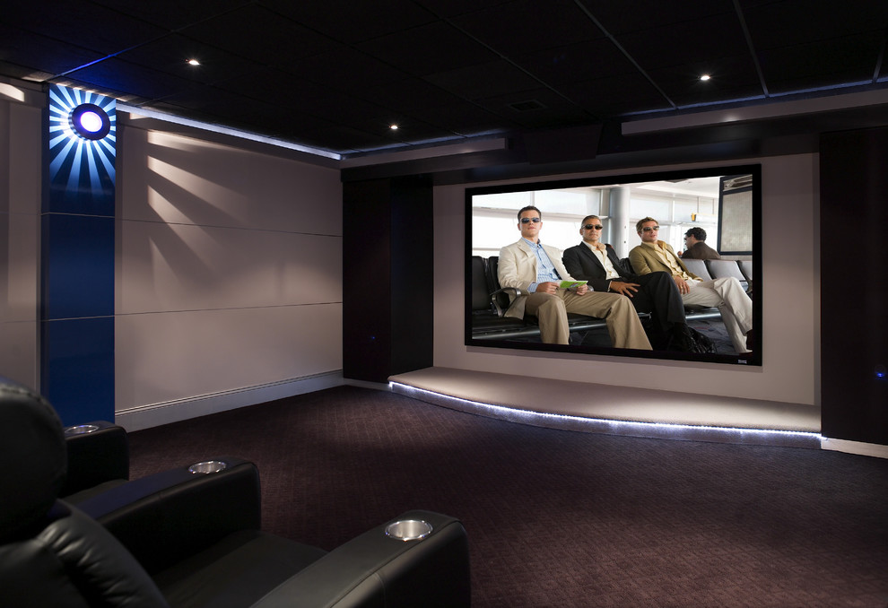 Go to the Movies Without Leaving Your Home - Contemporary - Home ...