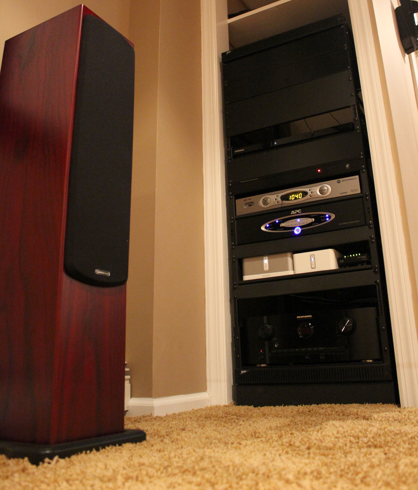 Great Neck Home Theater - Modern - Home Theater - New York - by IDS ...