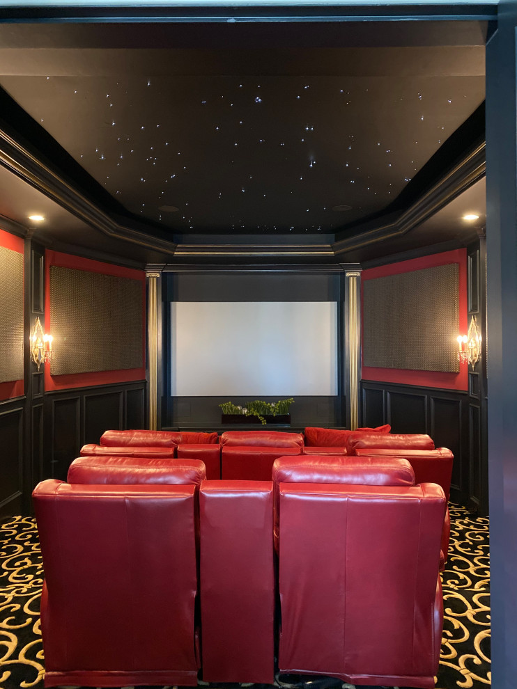 Haven Home Theater - Modern - Home Theater - Houston - by Echo Workshop ...