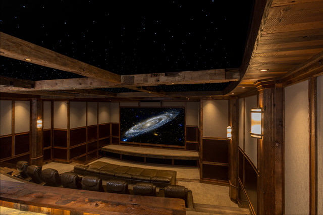 Home Theater & Rec Room Addition - Traditional - Home Cinema - Denver ...