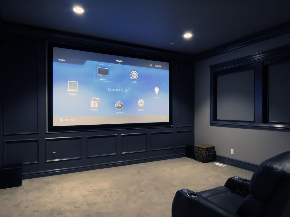 Home Theater Control4 Automation - Traditional - Home Theater - Seattle ...