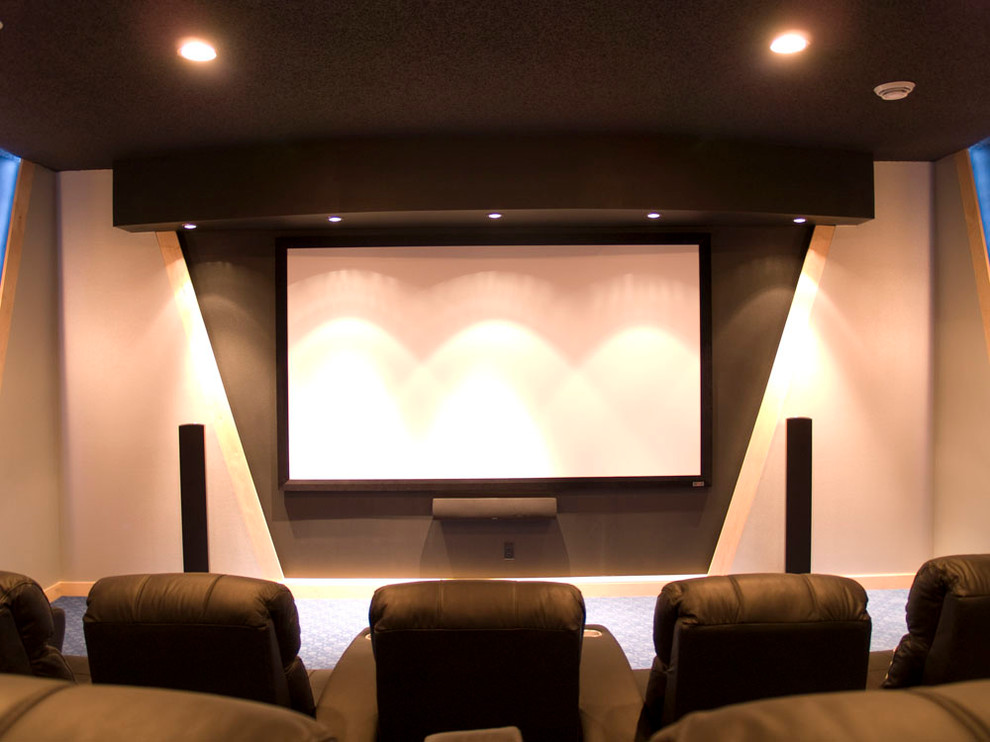 Home Theater I Home Entertainment Spaces - Contemporary - Home Theater ...