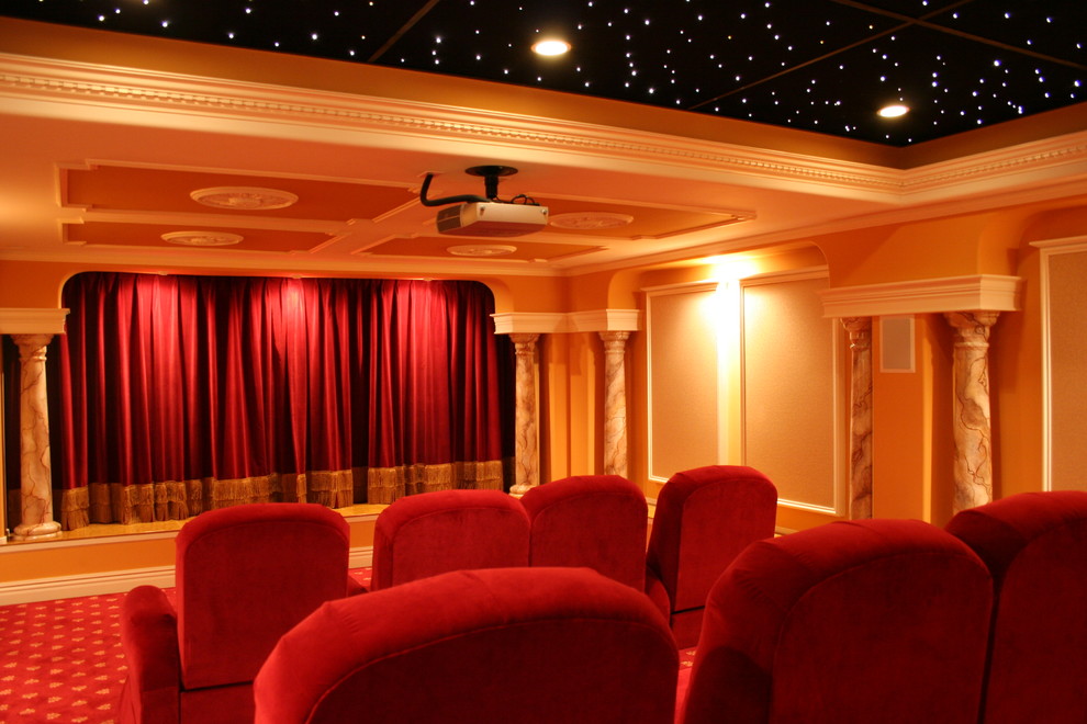 Home Theater - Traditional - Home Theater - Chicago - by Kole Digital ...