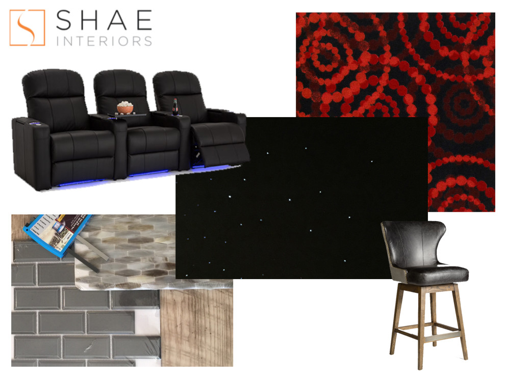 Home Theater (Materials), Newburgh, NY - Transitional - Home Theater ...
