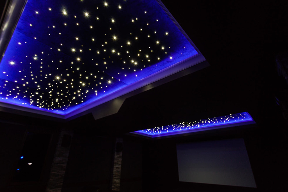 Home Theater Room - Night Sky - Modern - Home Theater - DC Metro - by ...