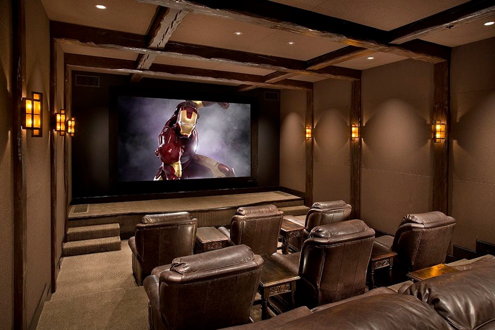Home Theater - Traditional - Home Theater - San Francisco - by Wall ...