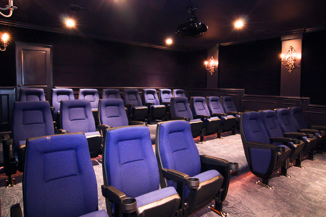 Home Theatre Fit For 22 - Traditional - Home Theatre - Houston - by ...