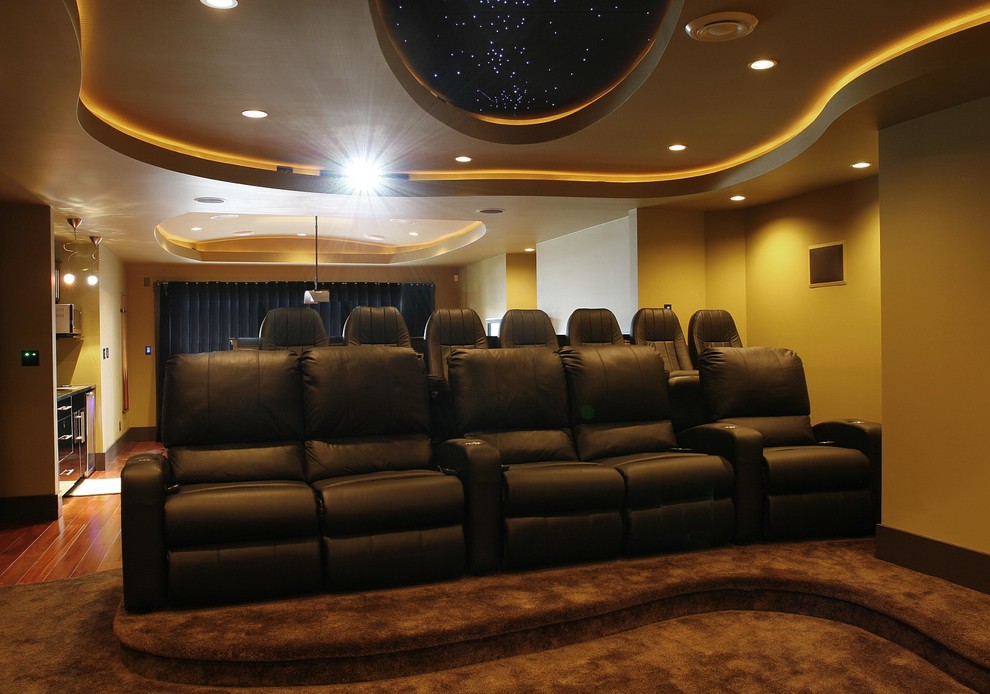 Jam Session - Multi-Purpose Theatre Room - Contemporary - Home Theater ...