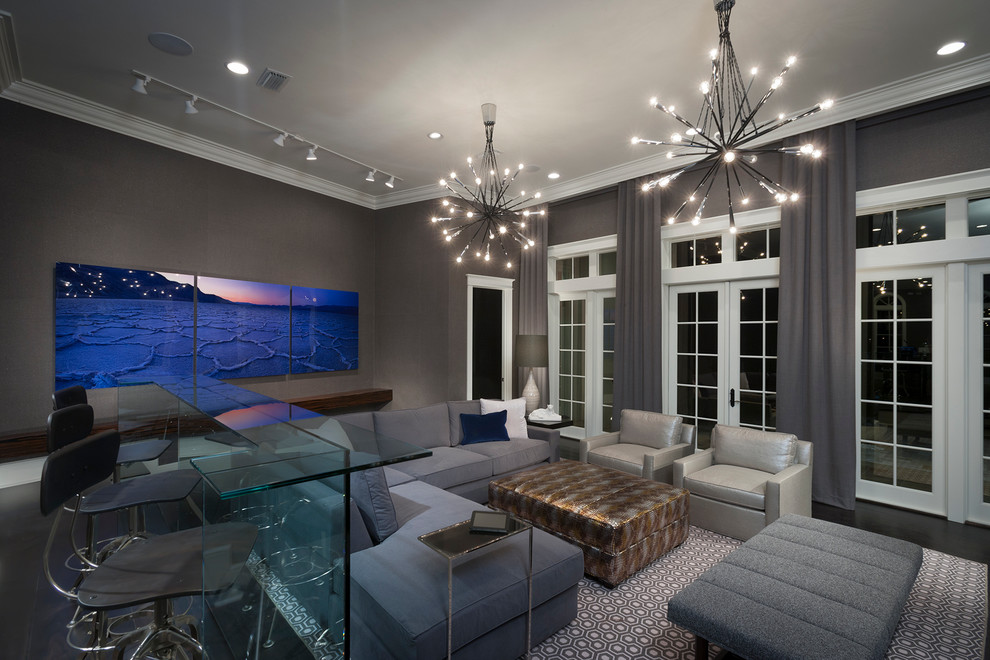 Kenneth Brown Design HGTV Florida - Contemporary - Home Theater ...