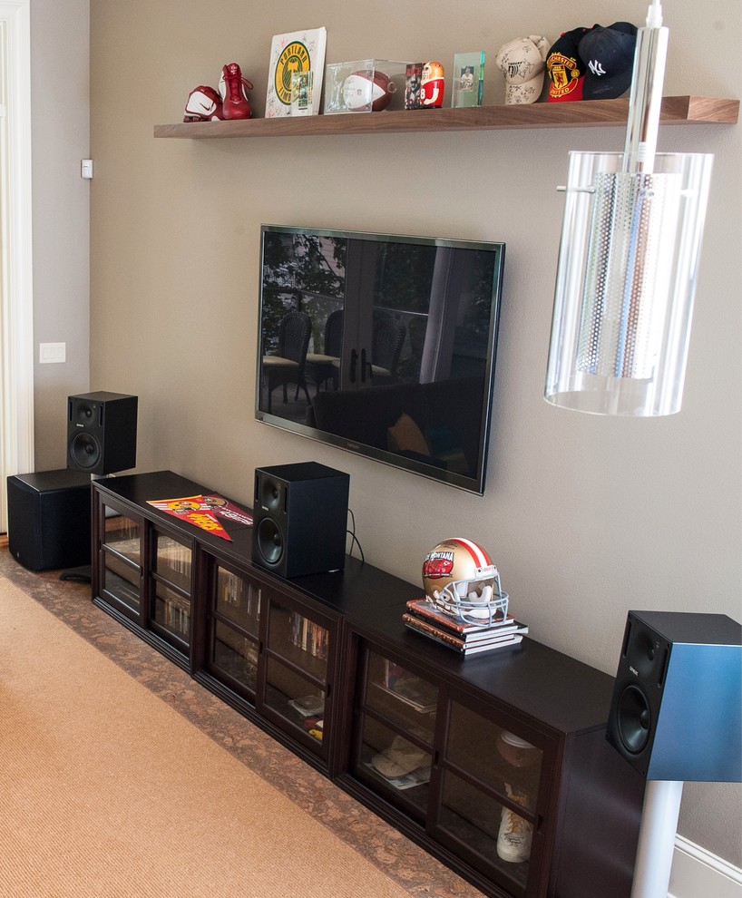 Lake Front Home - Traditional - Home Theater - Portland - by AV ...