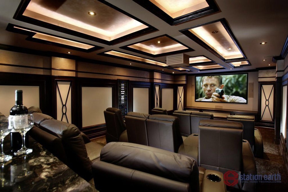 LED Accent Lighting - Contemporary - Home Cinema - Toronto - by Station ...