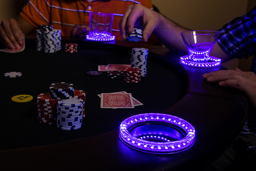 LED Poker Table - Contemporary - Home Theater - St Louis - by Super ...