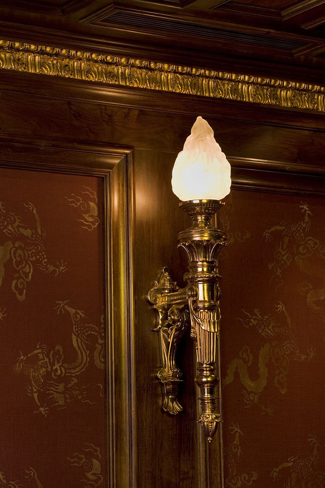 Malinard Manor - Theatre - Traditional - Home Theater - Austin - by ...