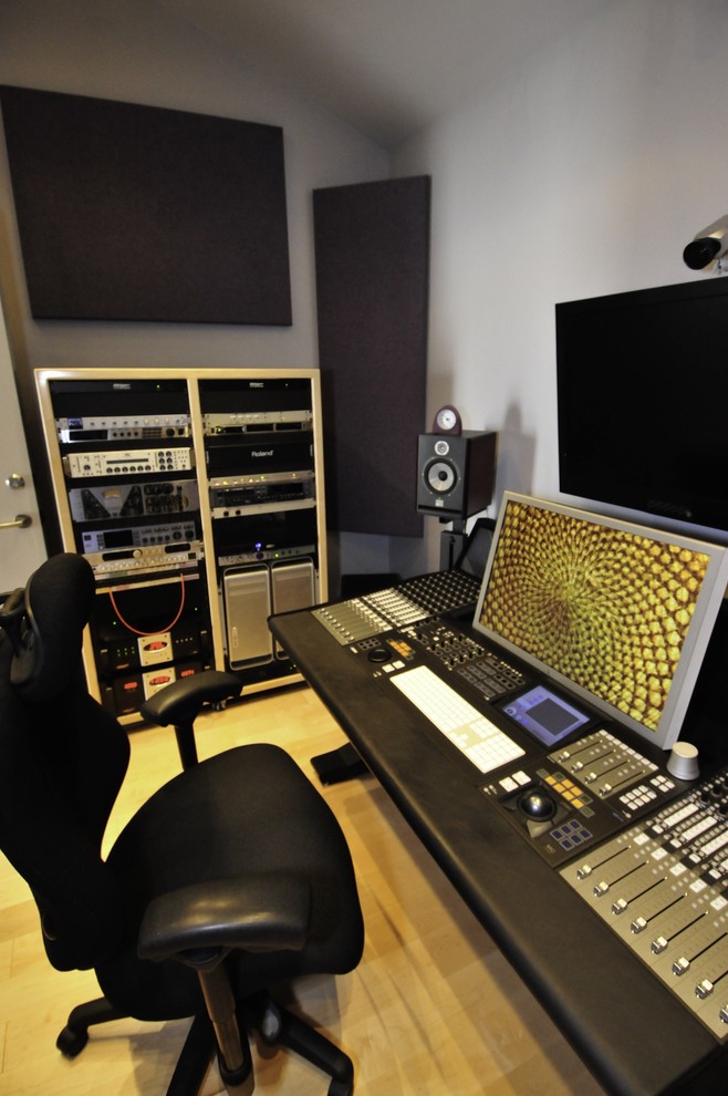 Man Cave#1 (my hobby studio) - Contemporary - Home Theater - Los ...