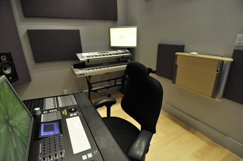 Man Cave#1 (my hobby studio) - Contemporary - Home Theater - Los ...