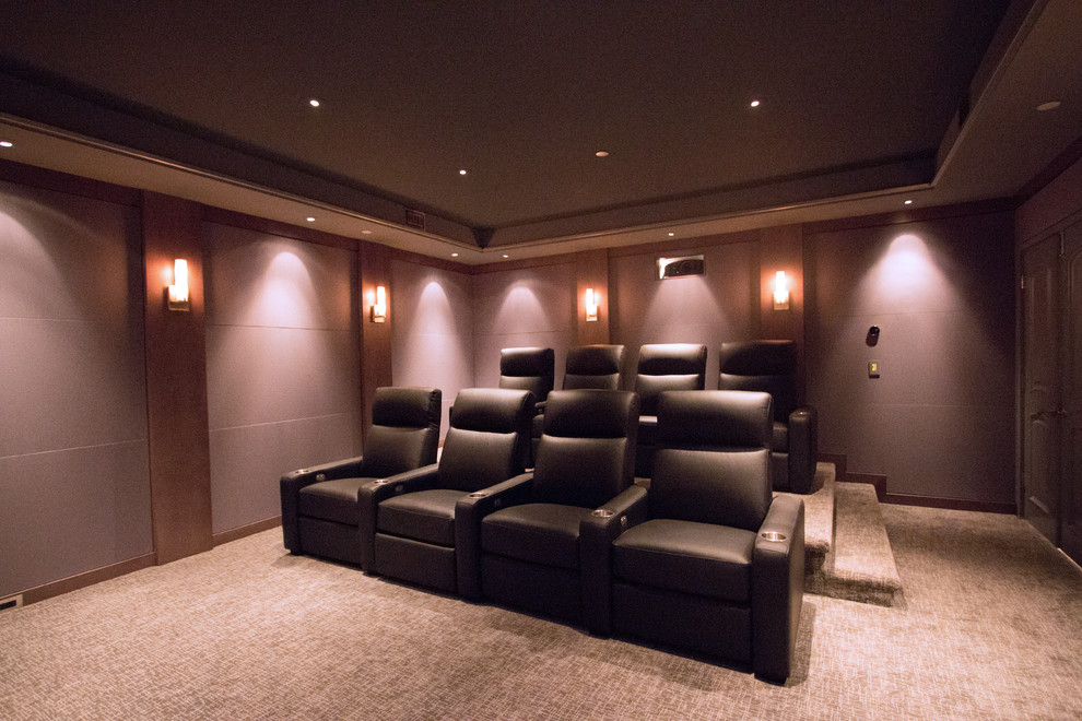 Marin Home Theater - Modern - Home Theatre - San Francisco - by ...