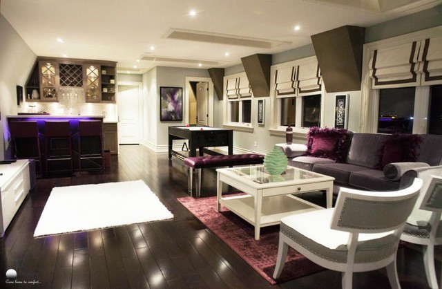 Markham Mansion Loft - Contemporary - Home Cinema - Toronto - by Design ...