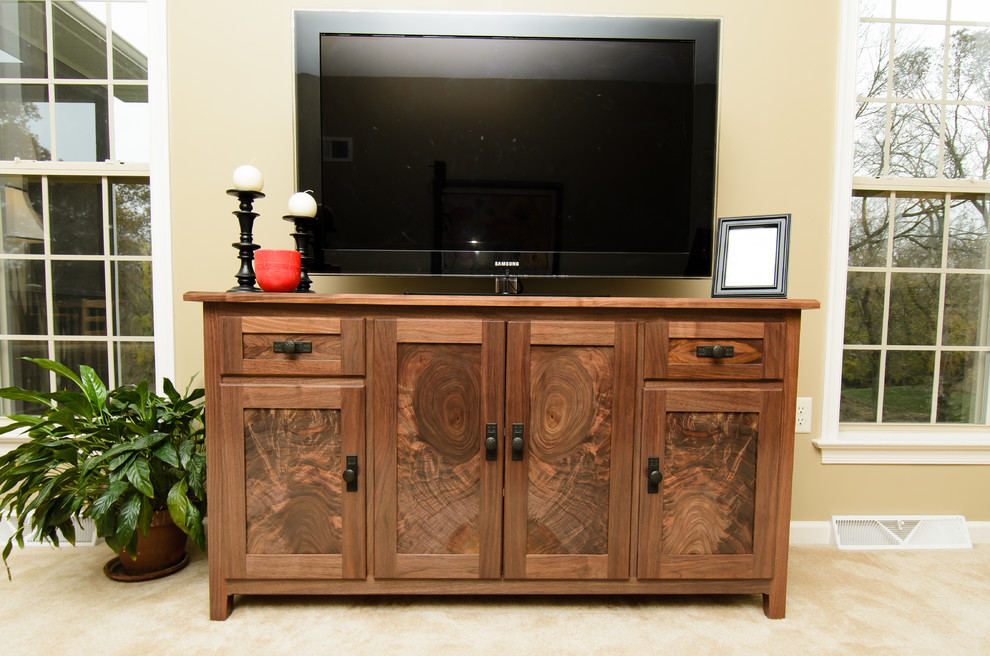 Media console Cabinet - Traditional - Home Theater - Philadelphia - by ...