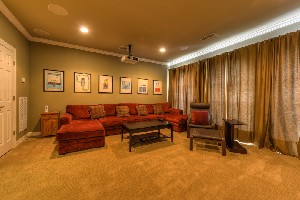 Media / Home Theatre - Contemporary - Home Theater - Austin - by Steve ...