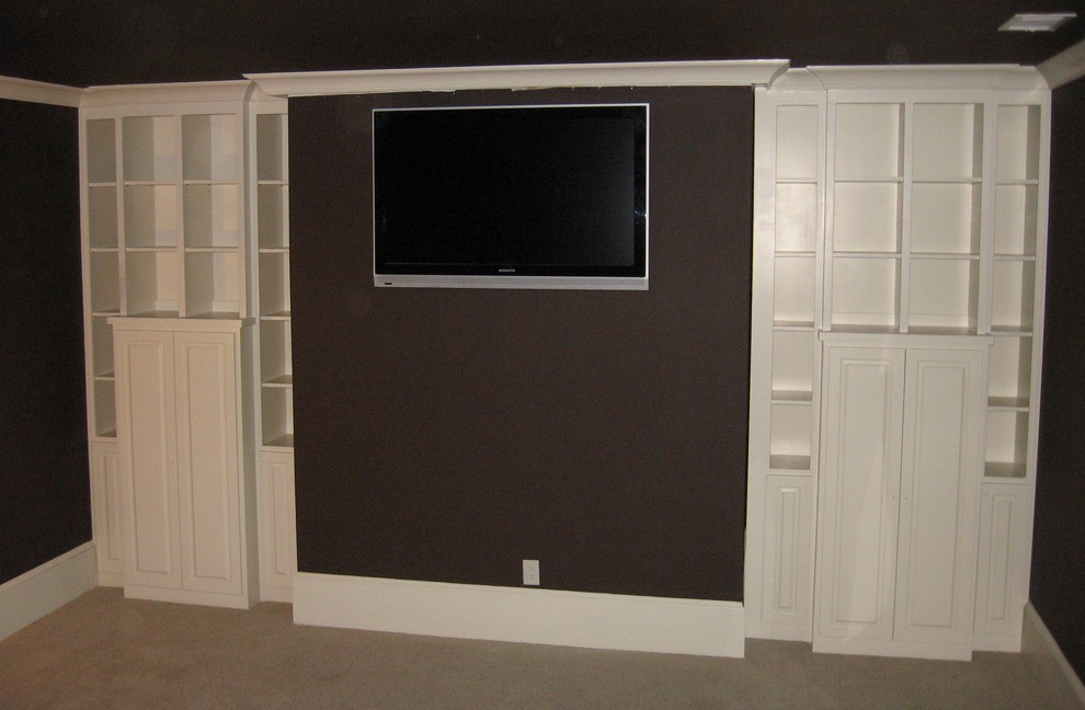Media Room Cabinets - Contemporary - Home Theater - Atlanta - by True ...