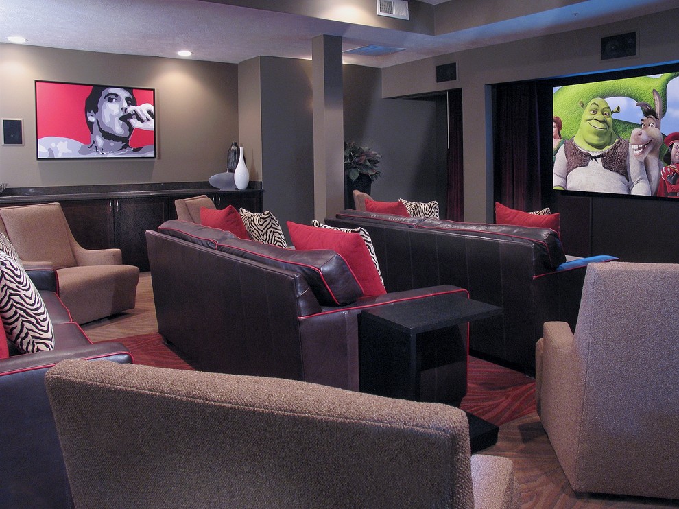 Modern Home Theater - Modern - Home Theater - Columbus | Houzz