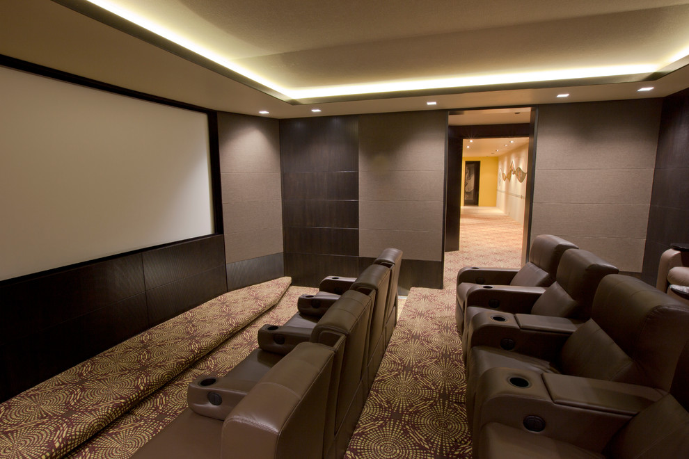 Modern Theater Design - Modern - Home Theater - Los Angeles - by ...