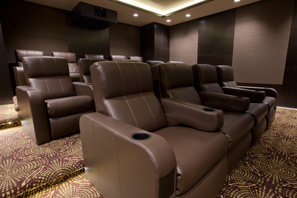 Modern Theater Design - Modern - Home Theater - Los Angeles - by ...