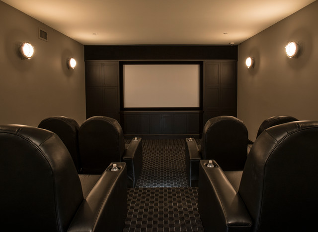 Movie Room - Modern - Home Cinema - DC Metro - by Palindrome Design ...