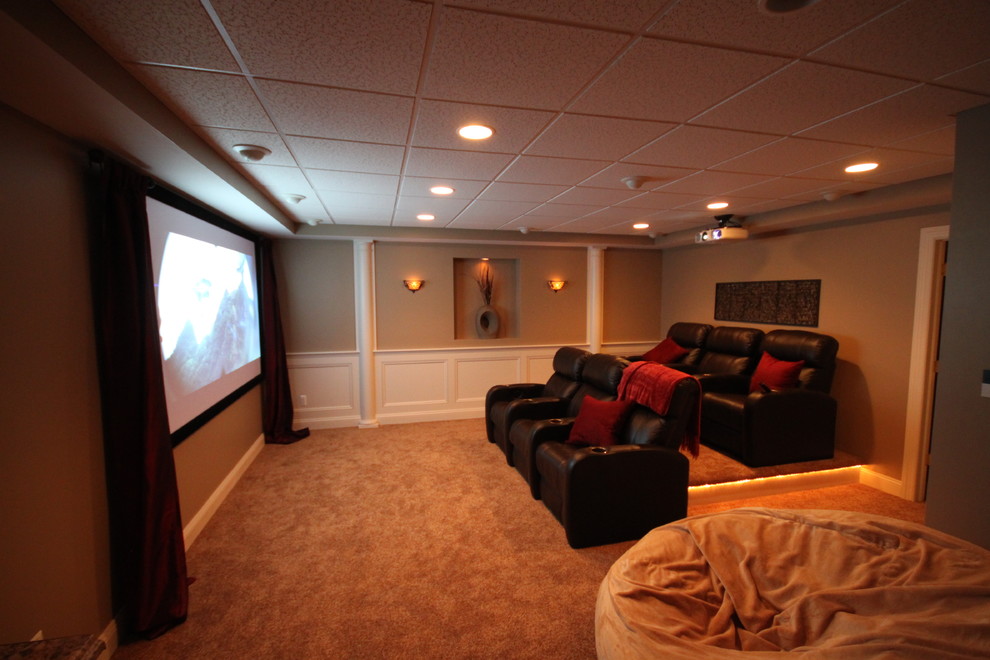 Movie Theater - Traditional - Home Theater - New York - by Joseph ...