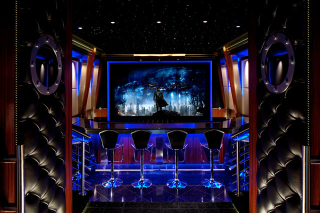 Nightclub Lounge Custom Theatre - Modern - Home Theatre - New York - by ...