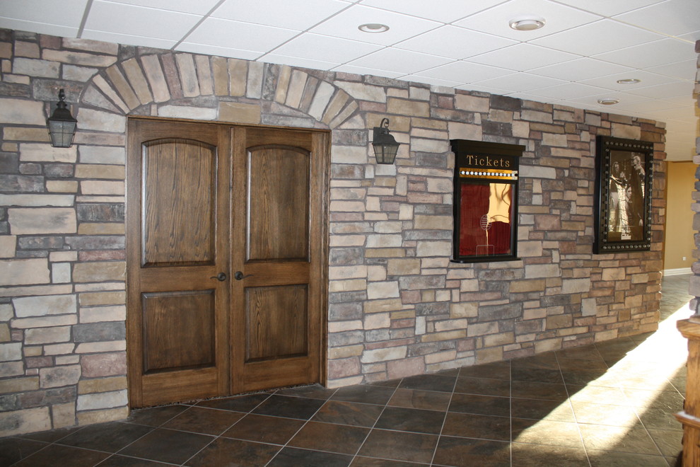 Optimum Home Entertainment Systems - Rustic - Home Theater - Chicago ...
