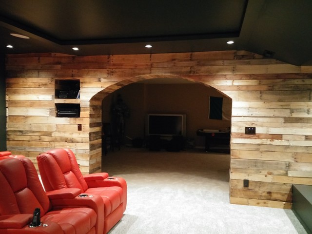 Pallet Movie Room Pallet Sofa Indoor Simple
