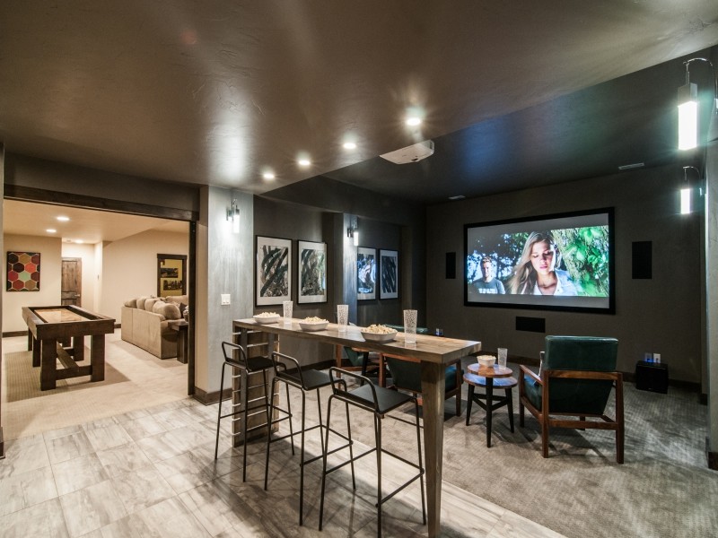 Picasso Homes Parade House 2015 - Contemporary - Home Theater - Denver ...