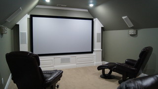 Playroom to Theater - Contemporary - Home Theater - Other - by Warner ...