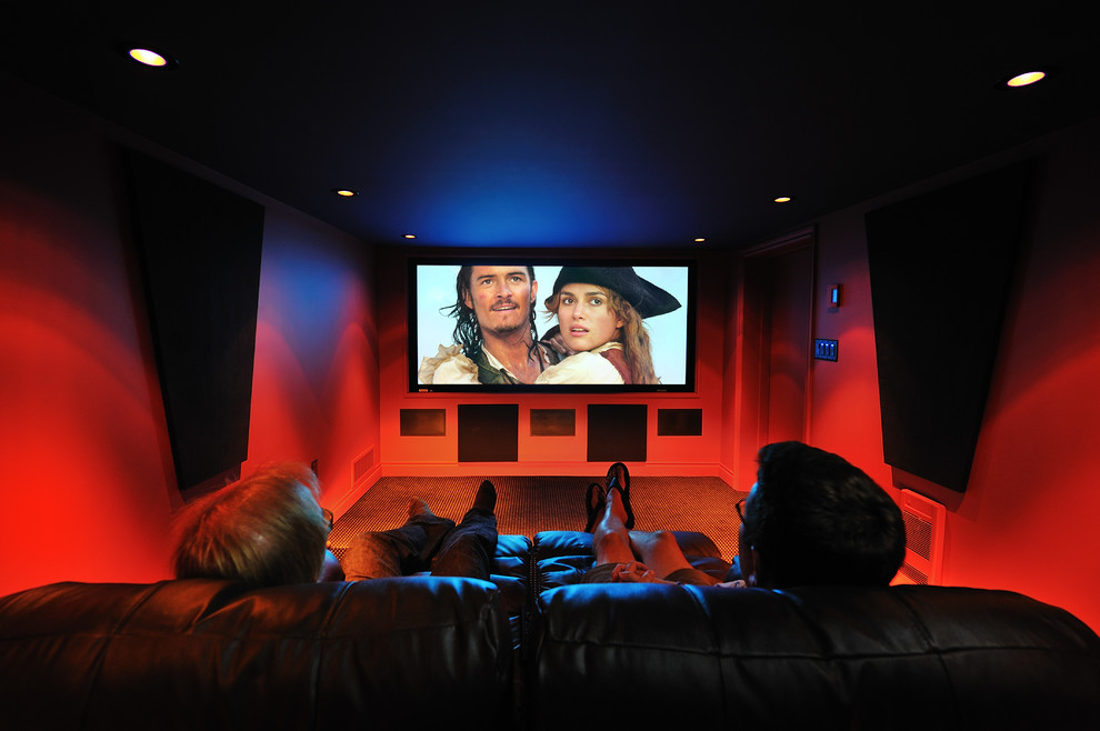Private cozy cinema - Modern - Home Theater - Vancouver - by The ...