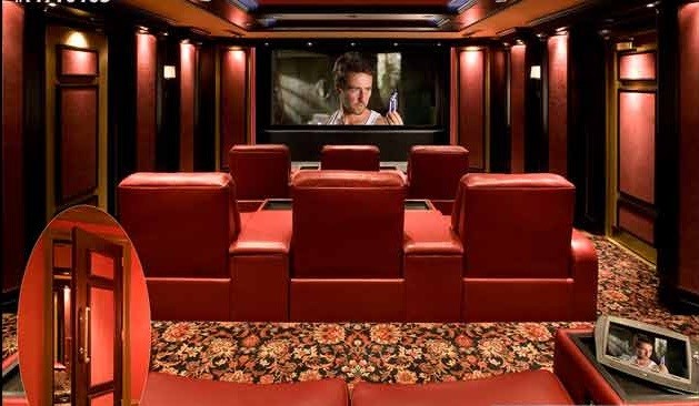 Red Theater Ideas - Home Theater - Tampa - by A Sound Decision Inc. | Houzz