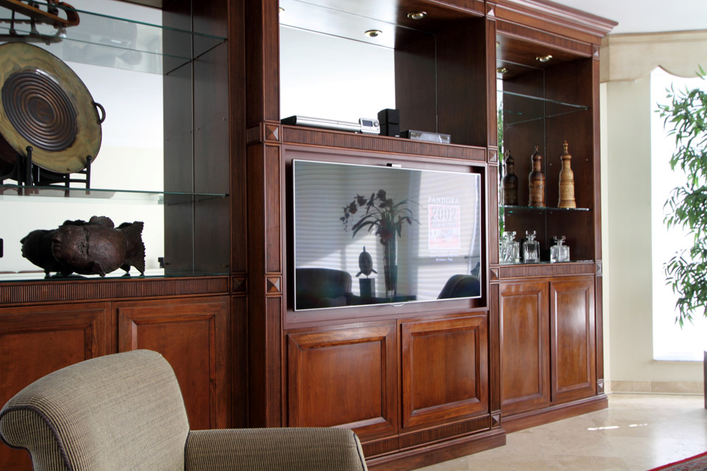 Retrofit your old entertainment center to accommodate a new flat panel ...