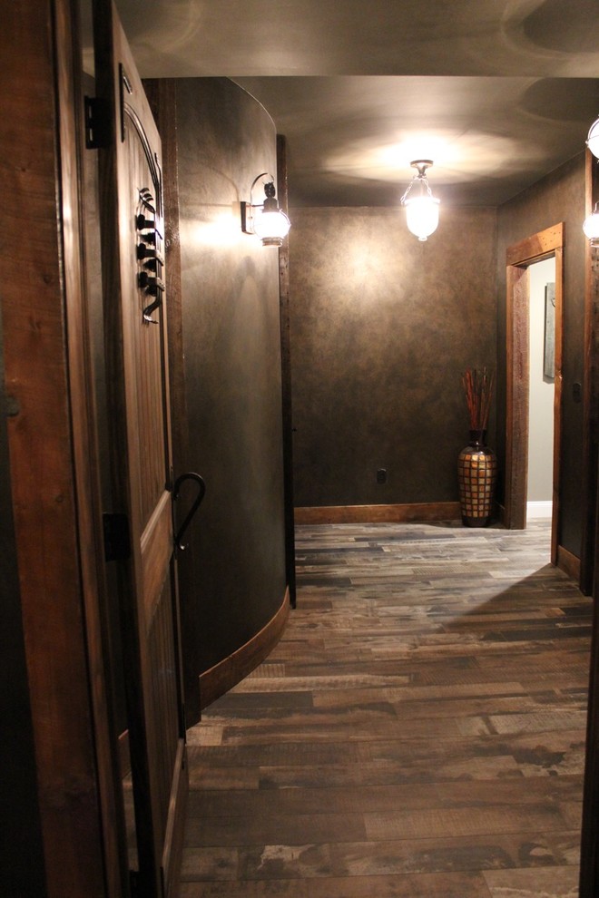 Rustic Theatre Room - Rustic - Home Theater - Boston - by Jewels ...