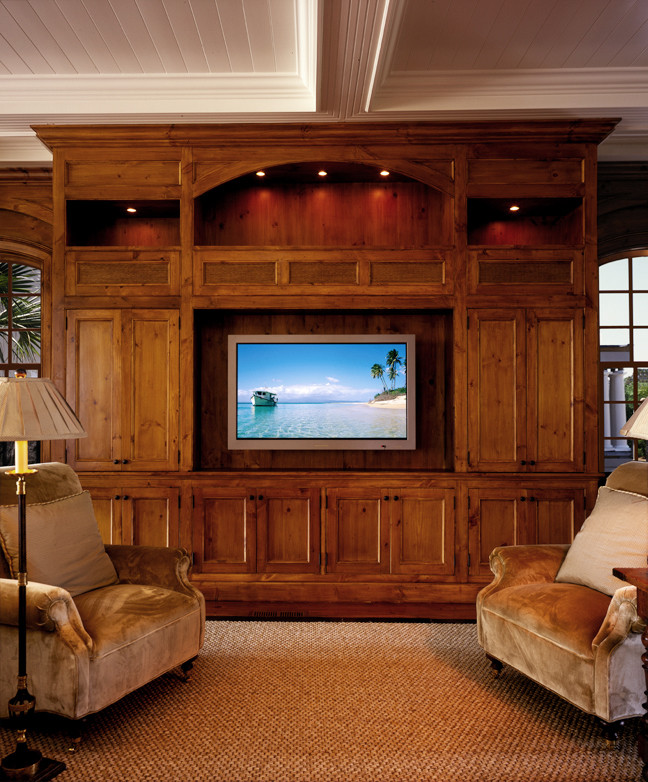 Sandfiddler Residence - Traditional - Home Theater - Charleston - by ...