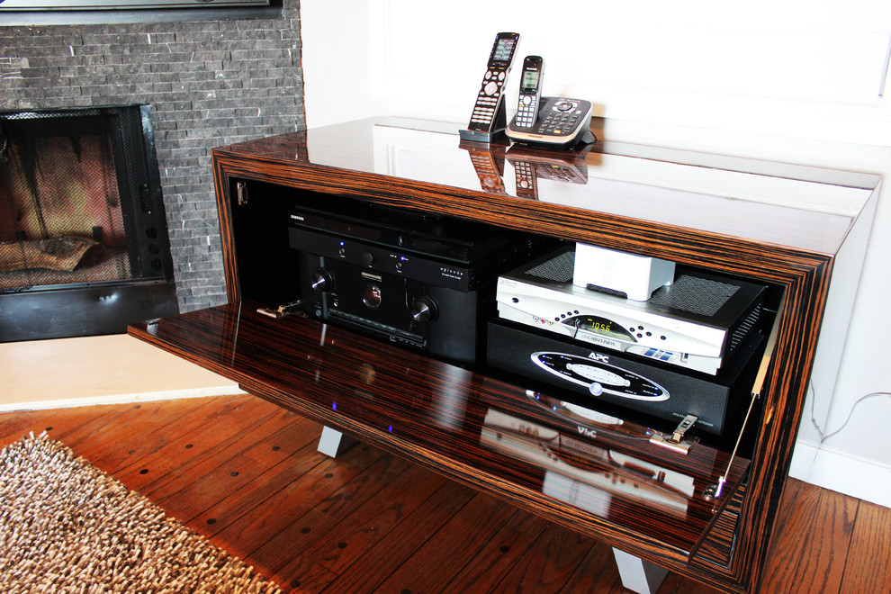 Sands Point Media Room - Modern - Home Theater - New York - by IDS ...