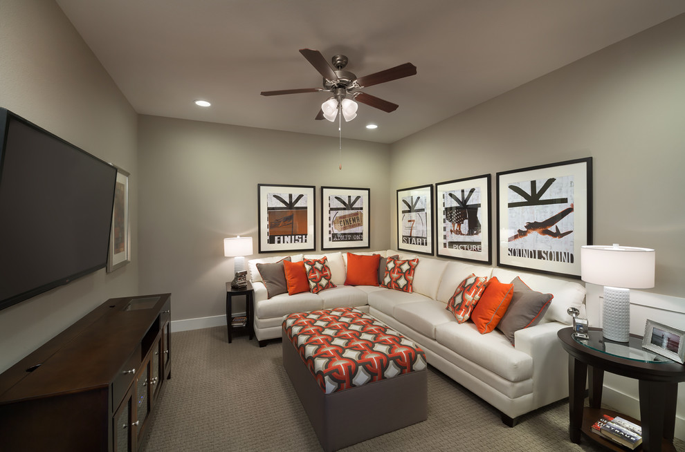 Standard Pacific Homes - Avana - Home Theater - Austin - by Mary DeWalt ...