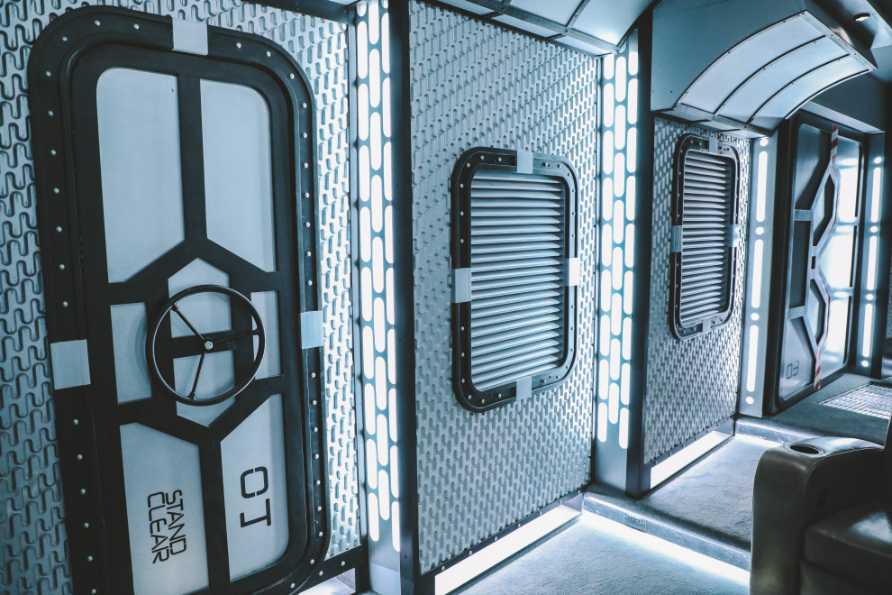 Star Wars Themed Theater - Home Theater - New York - by Bailey&Harris ...
