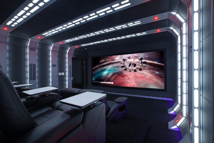 《Star Wars》theme private Theater - Contemporary - Home Theater - Other ...