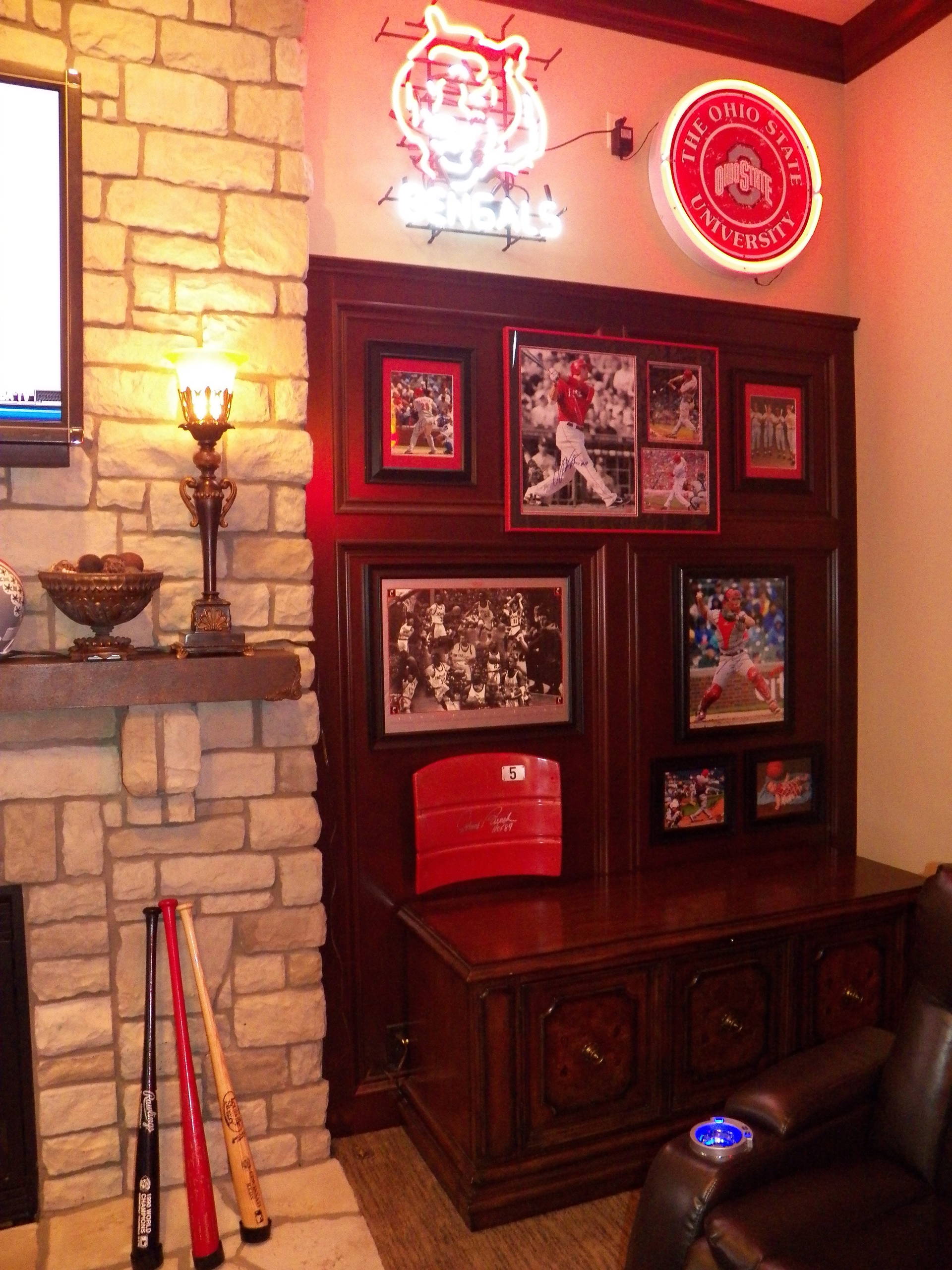 A Sports Bar in the Family Room