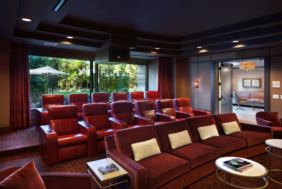 The Century Amenities - Contemporary - Home Theater - New York - by De ...