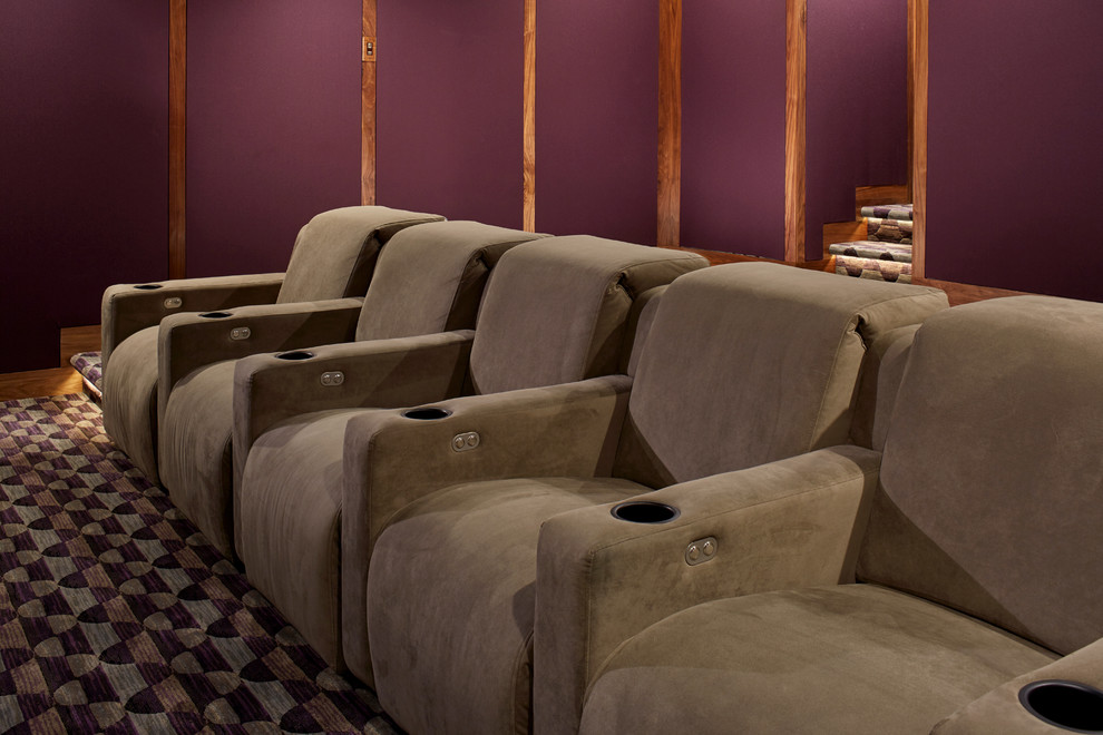 The Ultimate Theater Finished - Modern - Home Theater - New York - by ...