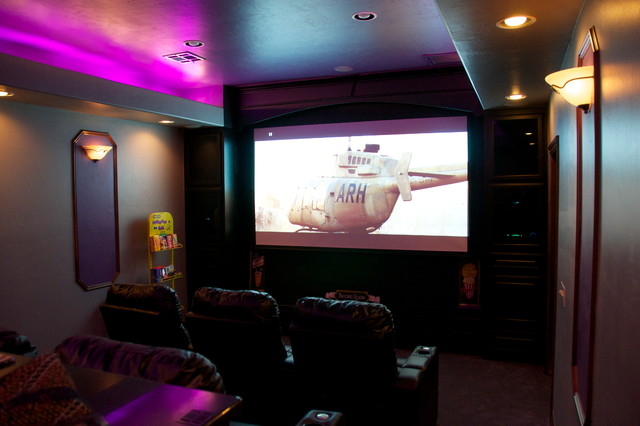 Theater - Contemporary - Home Theatre - Oklahoma City - by A-Team Audio ...