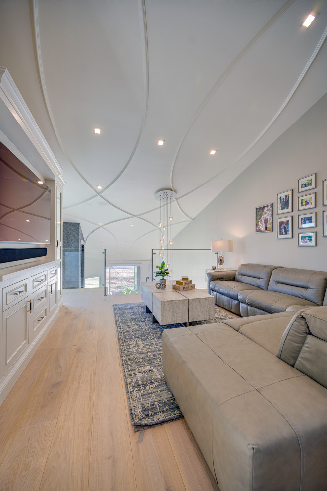 Theatre Room Ceiling Detail - Modern - Home Theater - Los Angeles - by ...