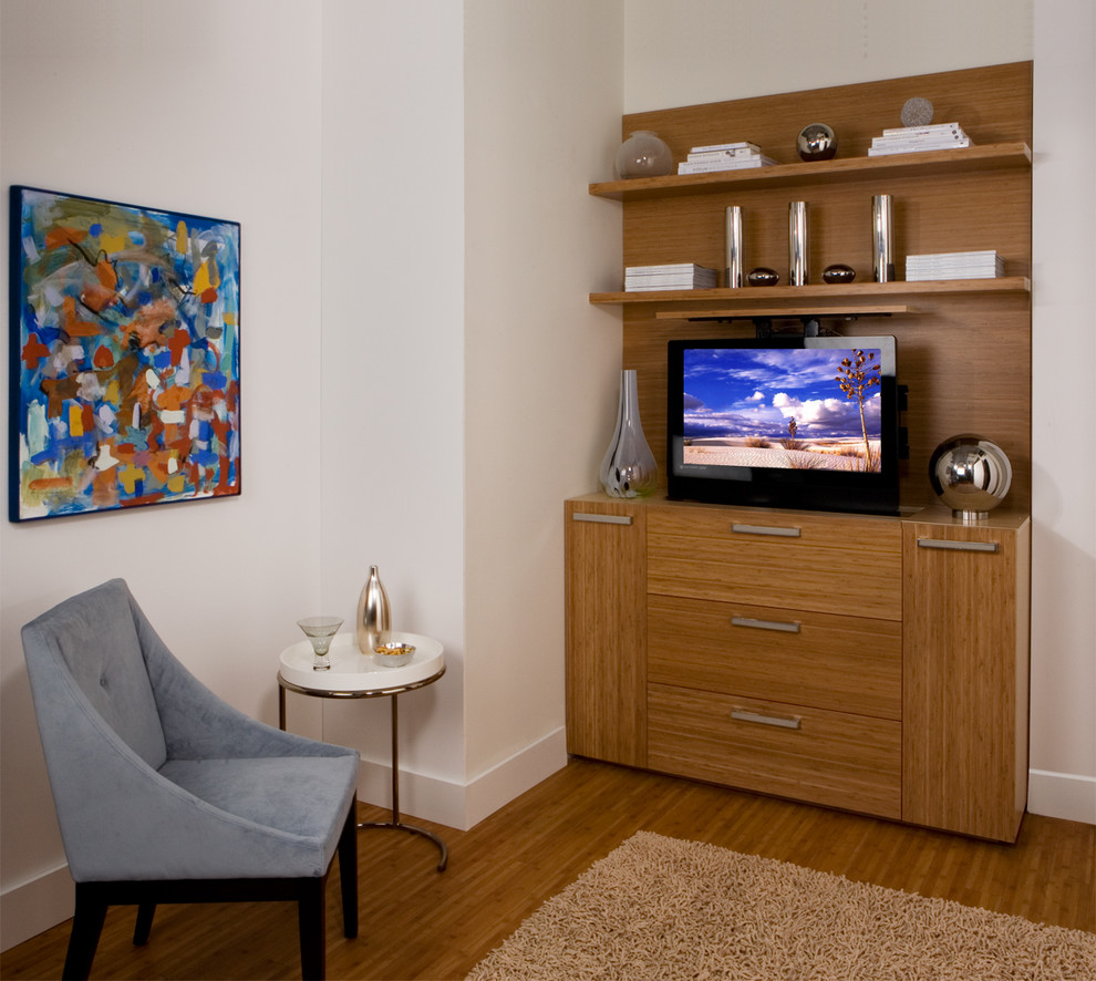 TV Cabinet in Eco Friendly Bamboo - Modern - Home Theater - New York ...