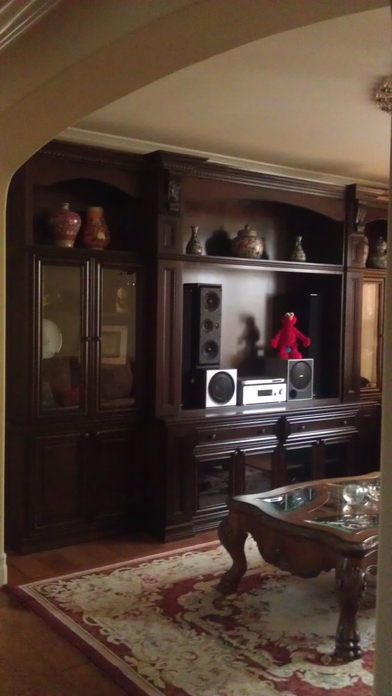 Wall Unit - Traditional - Home Theater - Los Angeles - by CustomBuilt ...